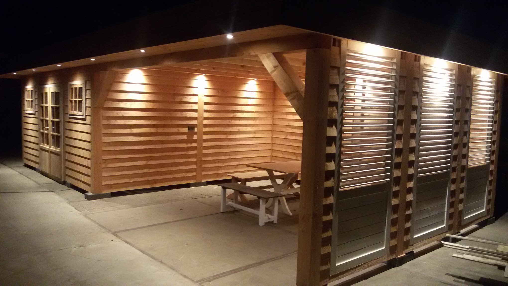 Verlichting, overkappingen, prefab overkapping, tuin, overkapping ...